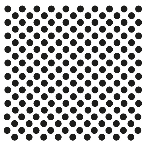 Stencil - Spotty Lines (6x6 inch) - IndigoBlu