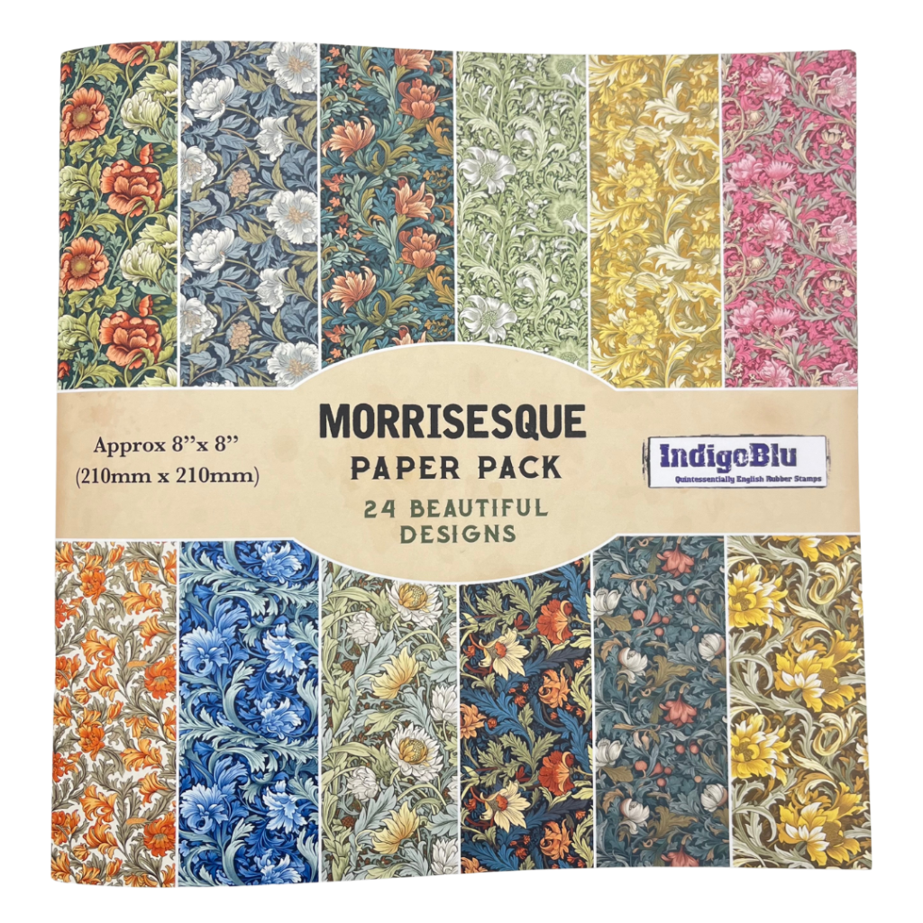 Morrisesque Paper Book - 8" x 8" - IndigoBlu