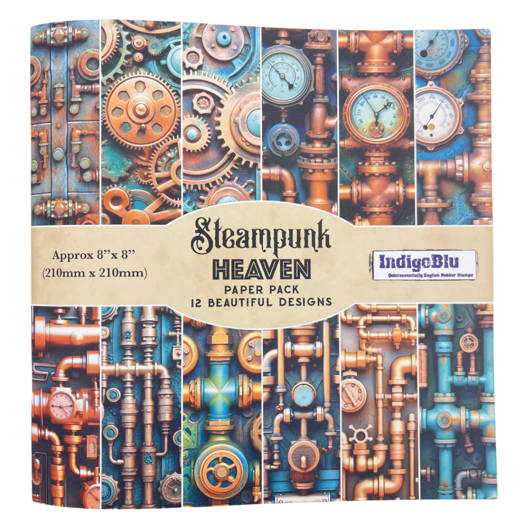 Steampunk Heaven Paper Book - 8" x 8" - IndigoBlu
