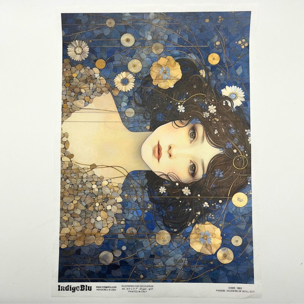 IndigoBlu Rice Paper A4 - Goddess of Intellect - IndigoBlu