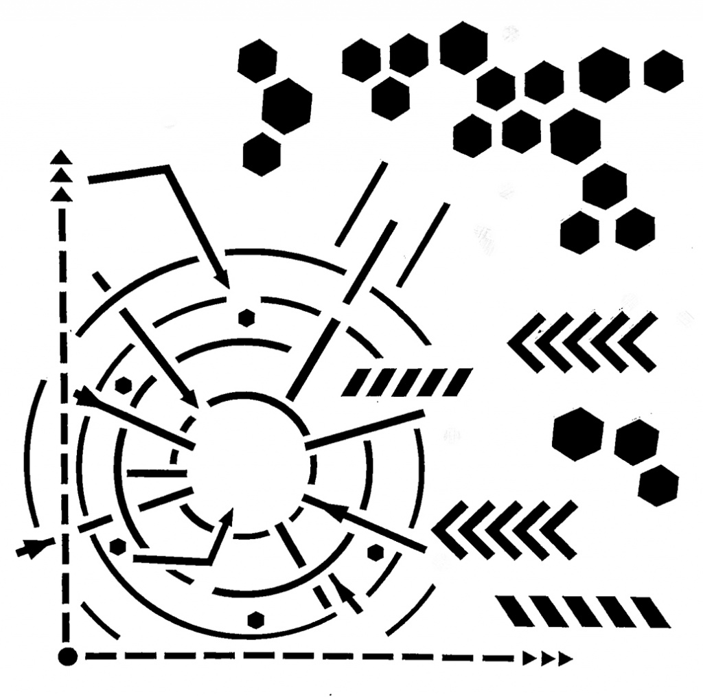 Stencil - Blueprint (6x6 inch) - IndigoBlu
