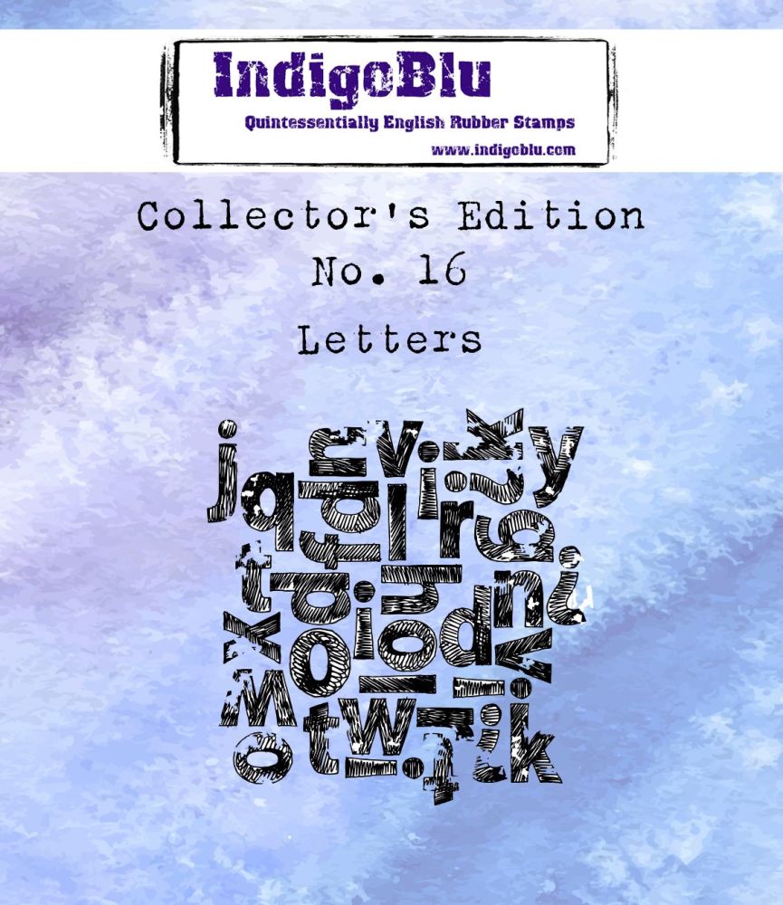 Collectors Edition - Number 16 - Letters - IndigoBlu