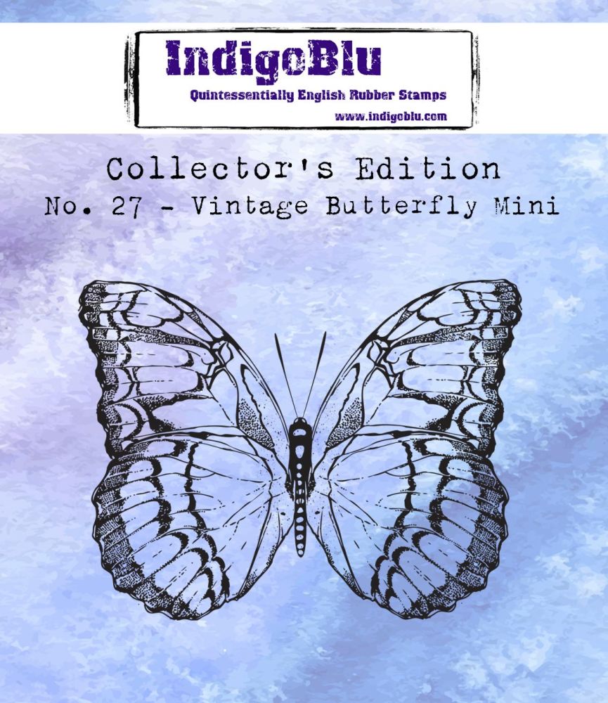 Collectors Edition - Number 27 - Vintage Butterfly mini - IndigoBlu