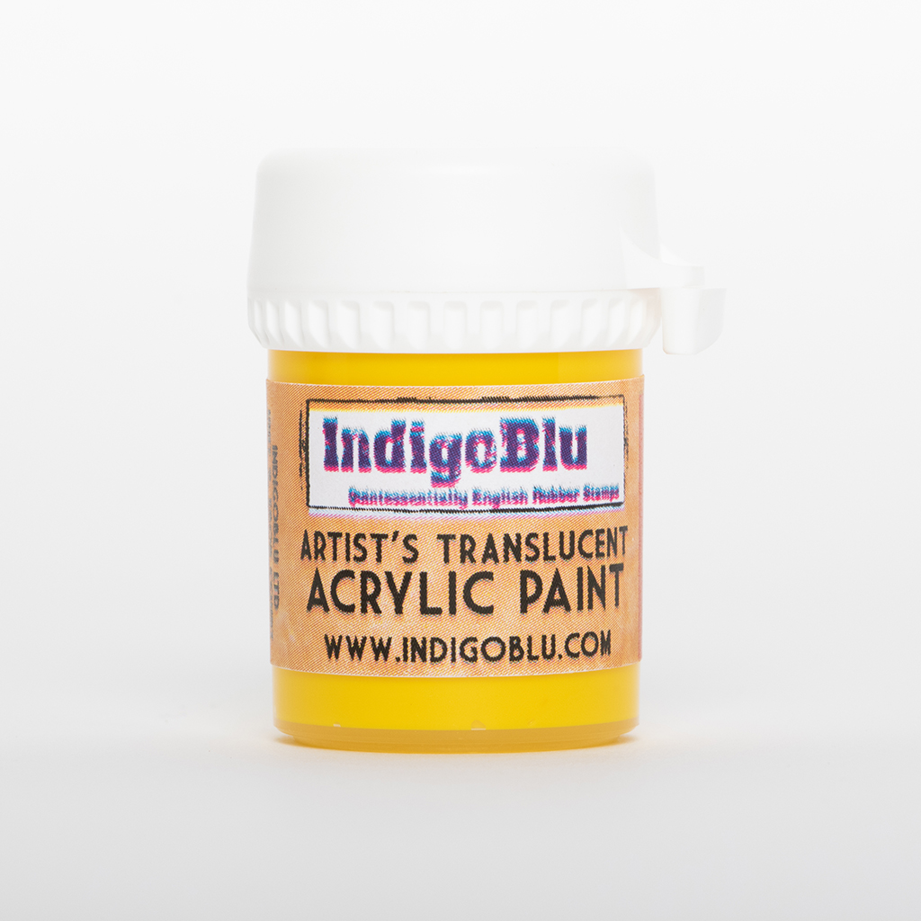 Artists Translucent Acrylic Paint - Daffodil (20ml) - IndigoBlu