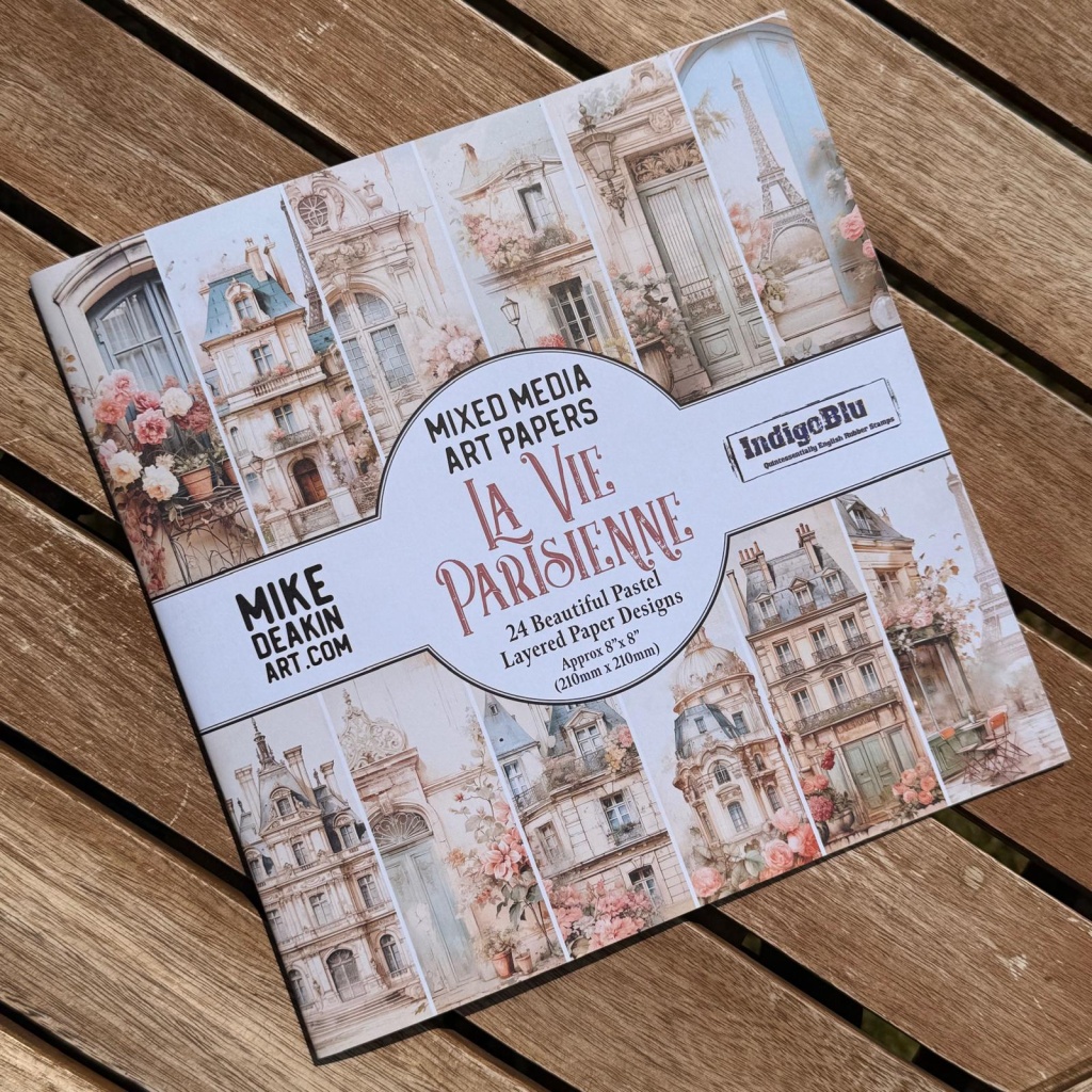 La Vie Parisienne Paper Book - 8" x 8" - IndigoBlu