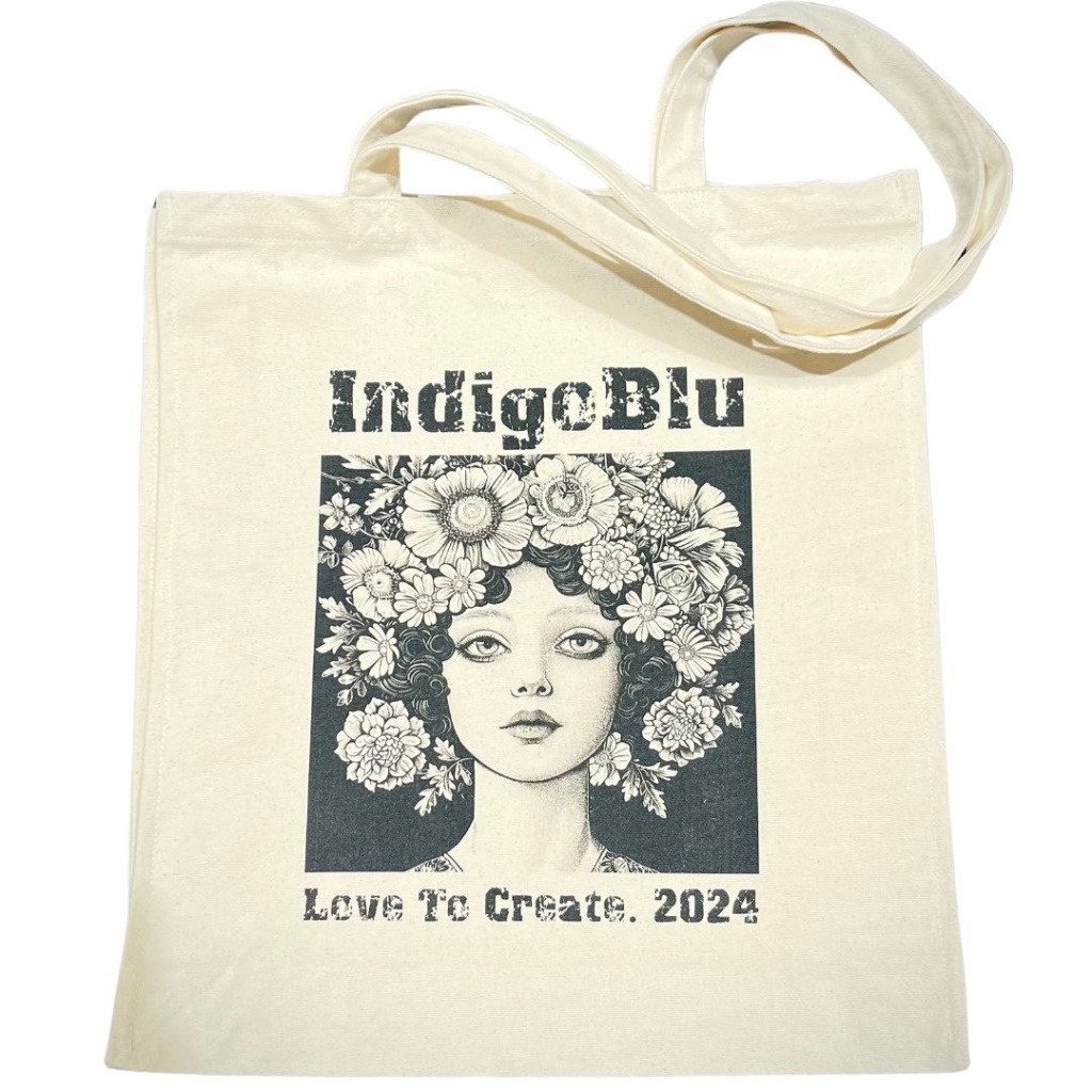 IndigoBlu Love to Create Canvas Tote Bag - IndigoBlu