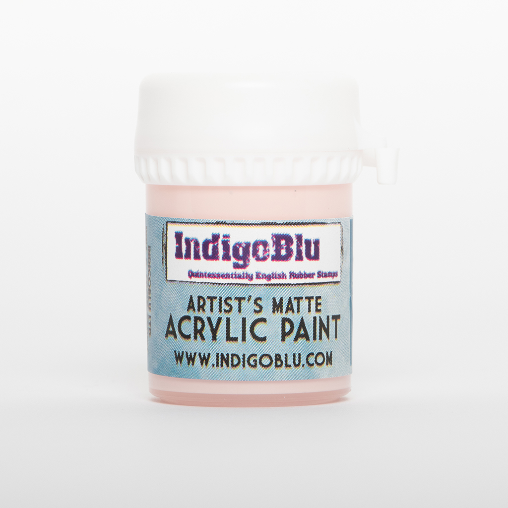Artists Matte Acrylic Paint - Pink Iced Gem (20ml) - IndigoBlu