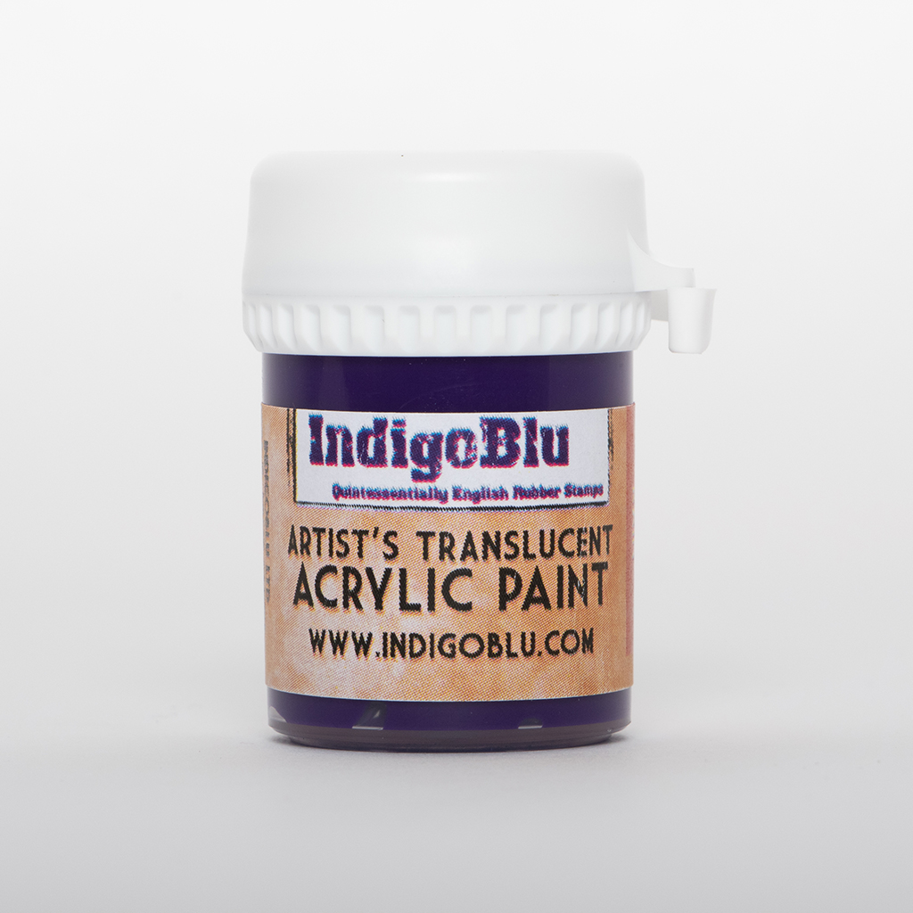 Artists Translucent Acrylic Paint - Purple Rain (20ml) - IndigoBlu