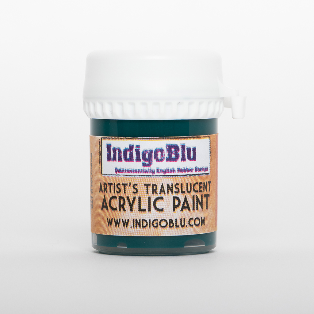 Artists Translucent Acrylic Paint - Teal For Two (20ml) - IndigoBlu