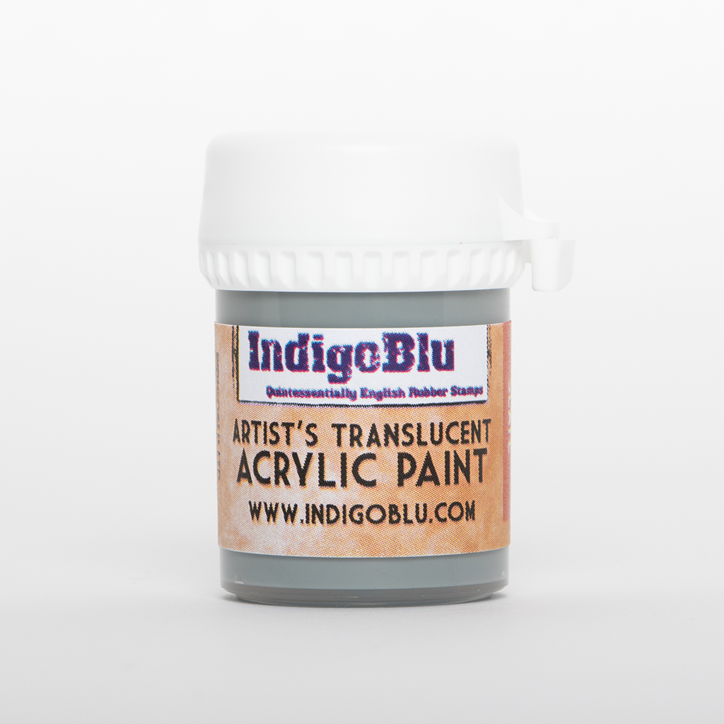 Artists Translucent Acrylic Paint - Welsh Slate (20ml) - IndigoBlu