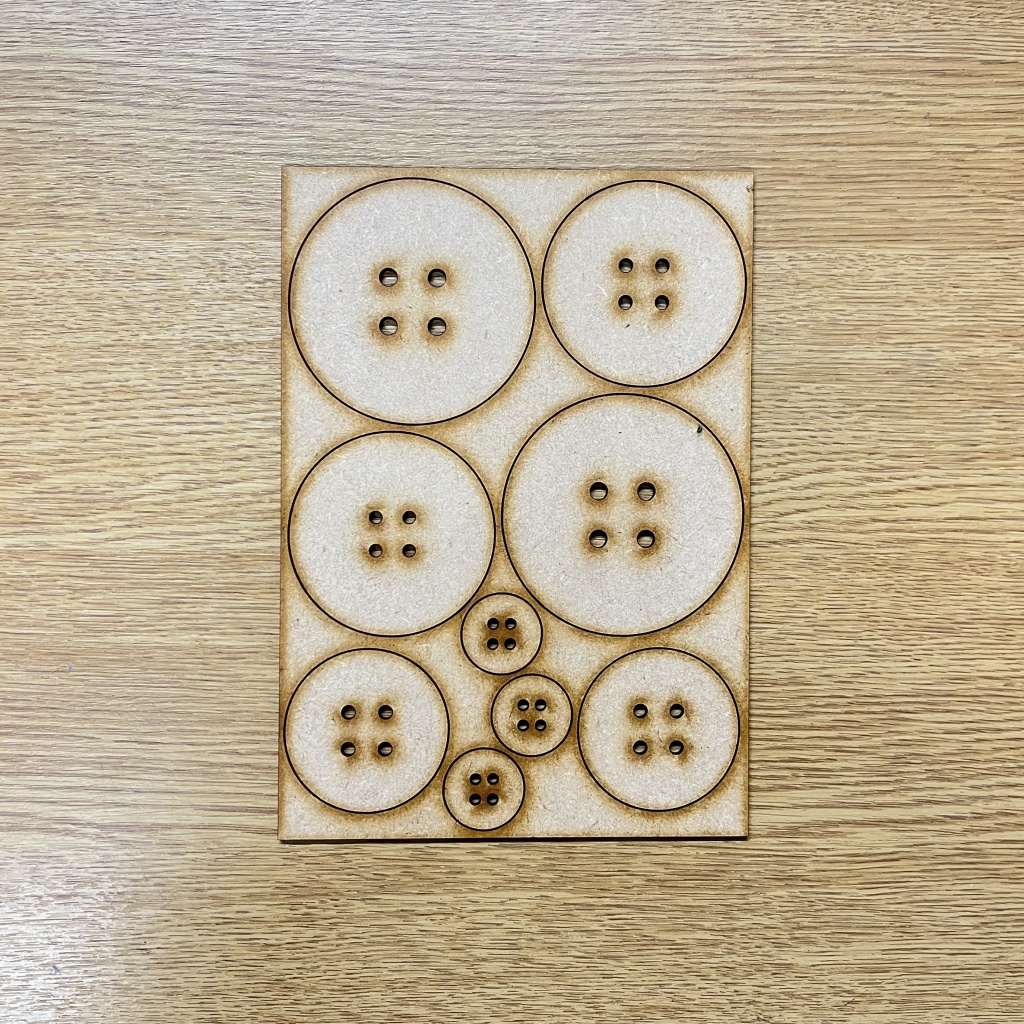 Woodology - Giant Buttons - IndigoBlu