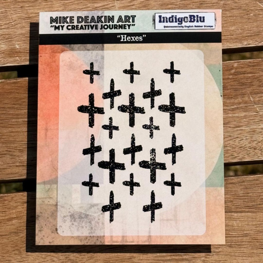 Shine Solo Red Rubber Stamp by Mike Deakin - IndigoBlu