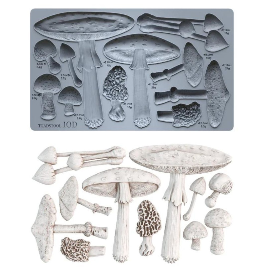 Toadstool 6x10 IOD Mould - IndigoBlu